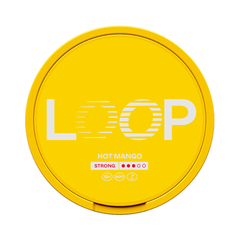 Loop Hot Mango Strong 10-pack | Nikotinpåsar med mango & chili | Joselind Gross